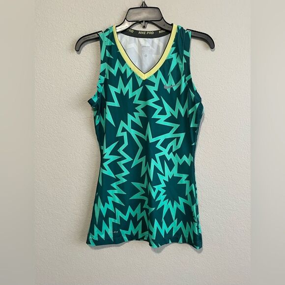 Nike | Tops | Size Small Nike Pro Dri Fit Running Singlet Turquoise ...
